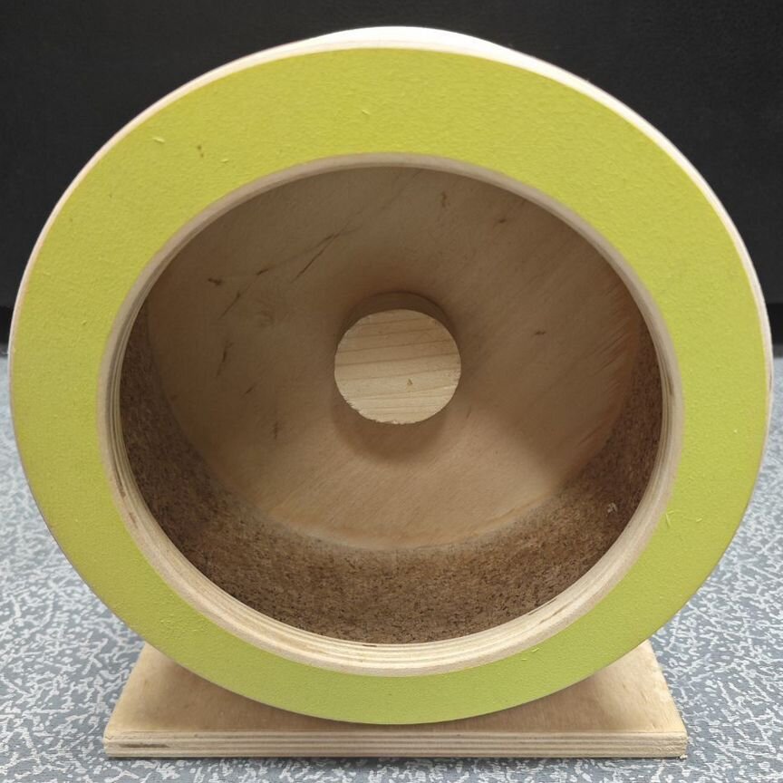 Колесо для грызунов деревянное