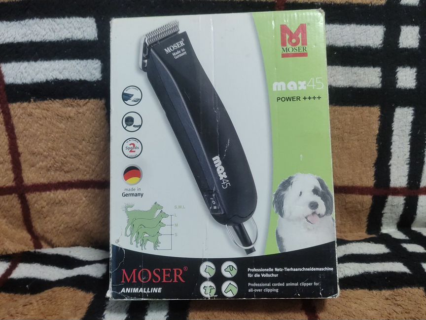 Машинка для стрижки животных moser max 45