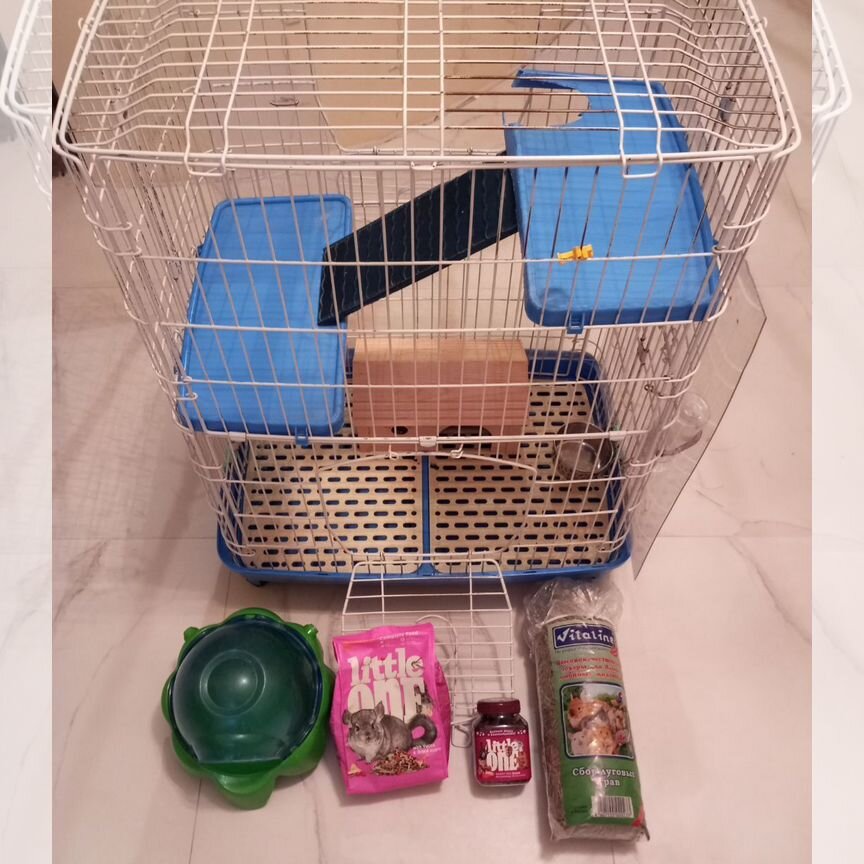 Клетка для шиншиллы большая