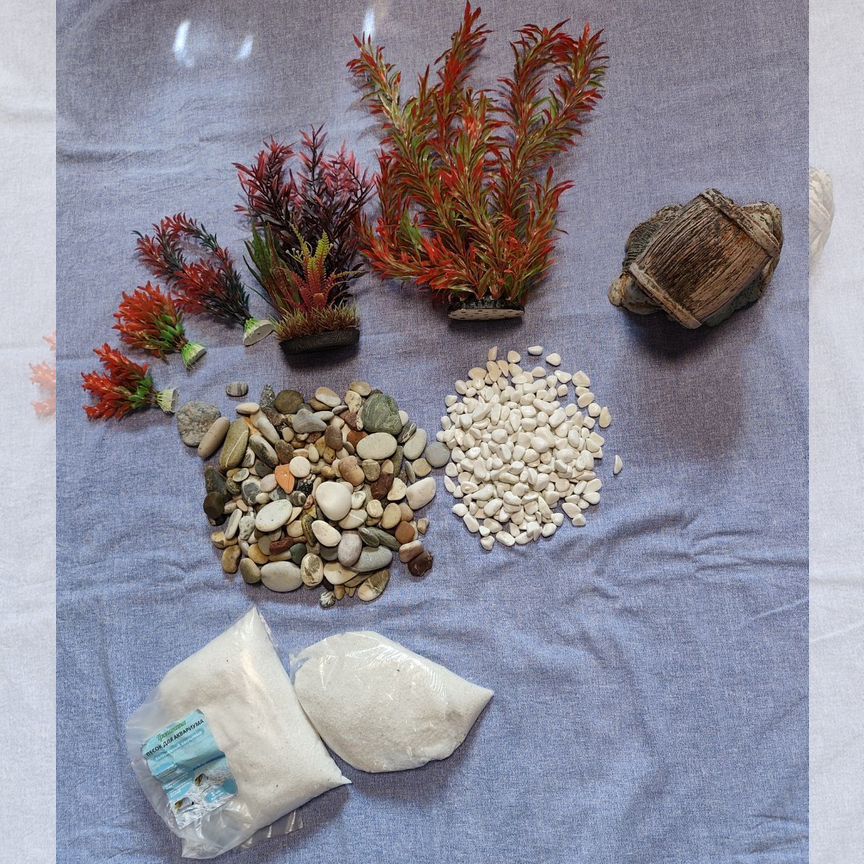 Декорации для аквариума б/у