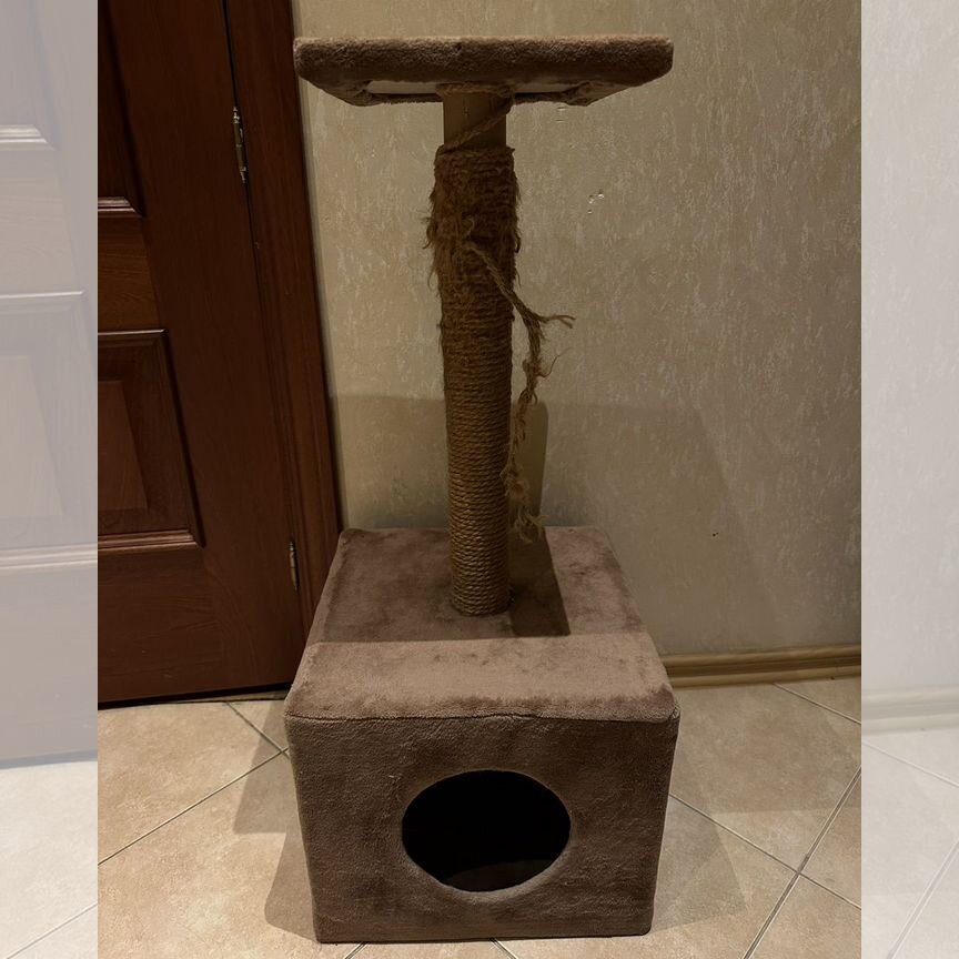 Когтеточка домик для кошки