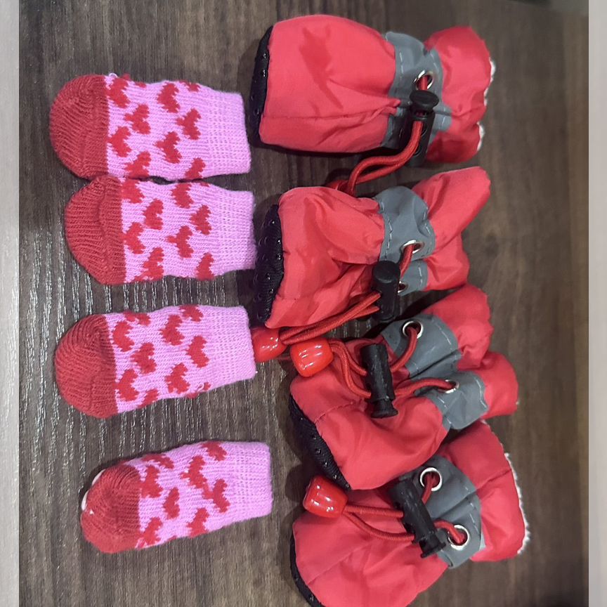 Ботинки для собаки на резинке хs, s