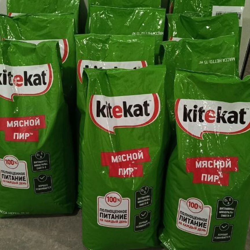 Сухой корм для кошек Kitekat 15 кг