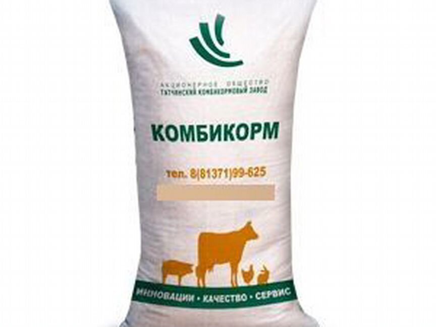 Комбикорм кк60 17% для крс (Гатчина), 40 кг