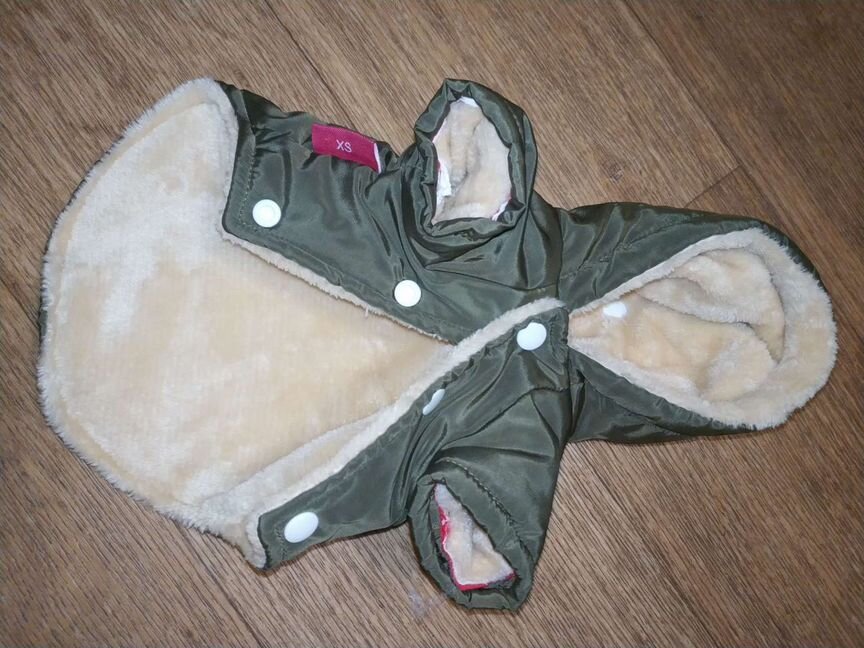 Одежда для собаки толстовка с капюшоном и ошейник