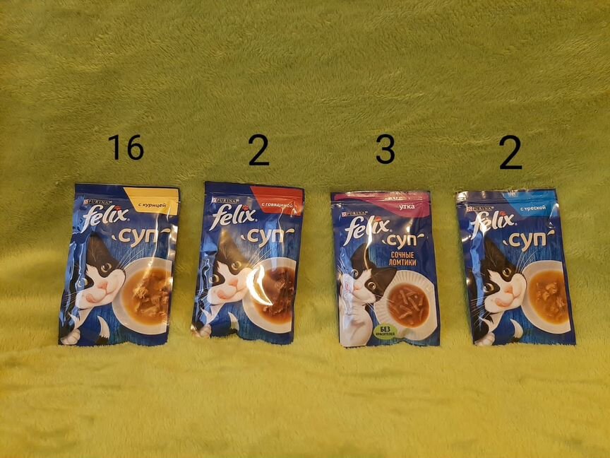 Корм для кошек Felix суп
