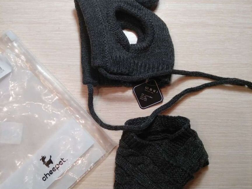 Шапка и шарфик для собаки