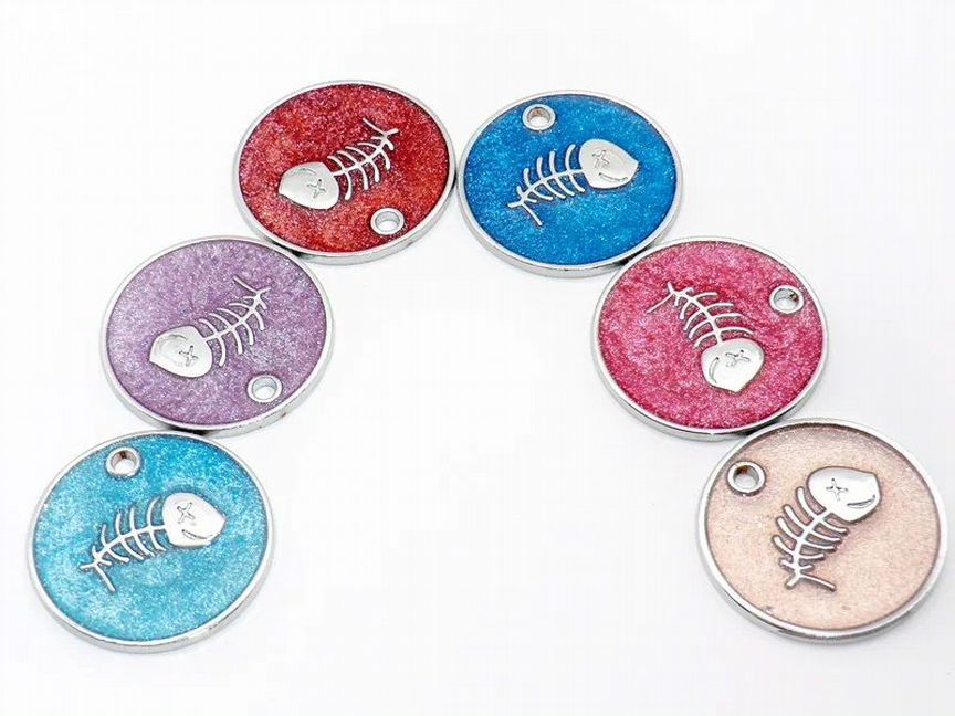 Адресник - Рыбка (глянец) для кошек и собак