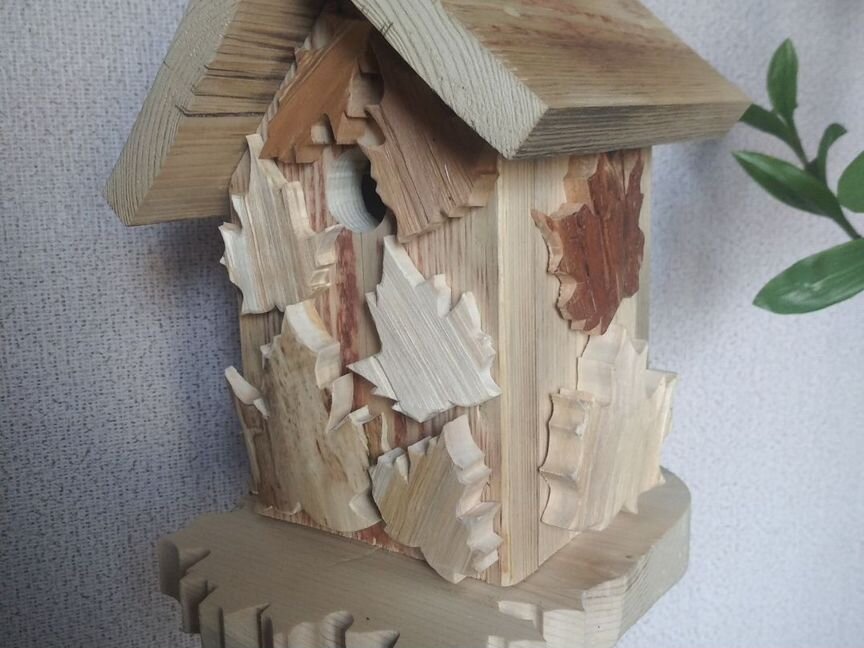 Подарок,садовый декор, дом для птиц,синичник