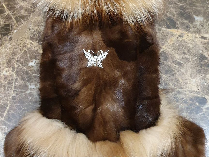 Комбинезон норковый для маленьких собак