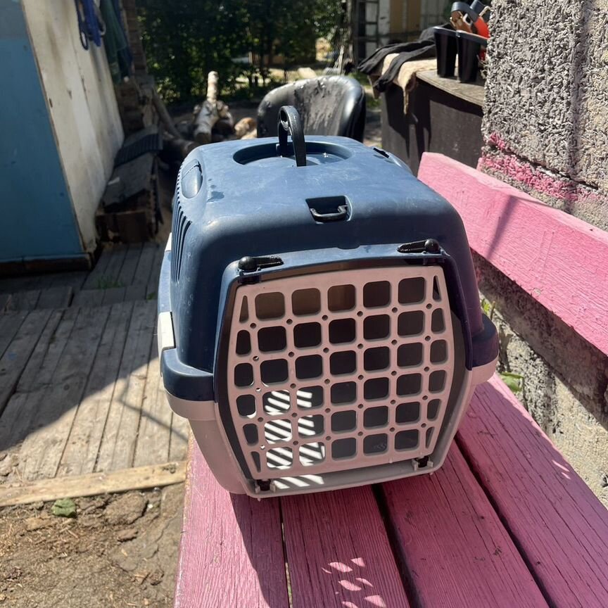 Переноска для животных пластиковая