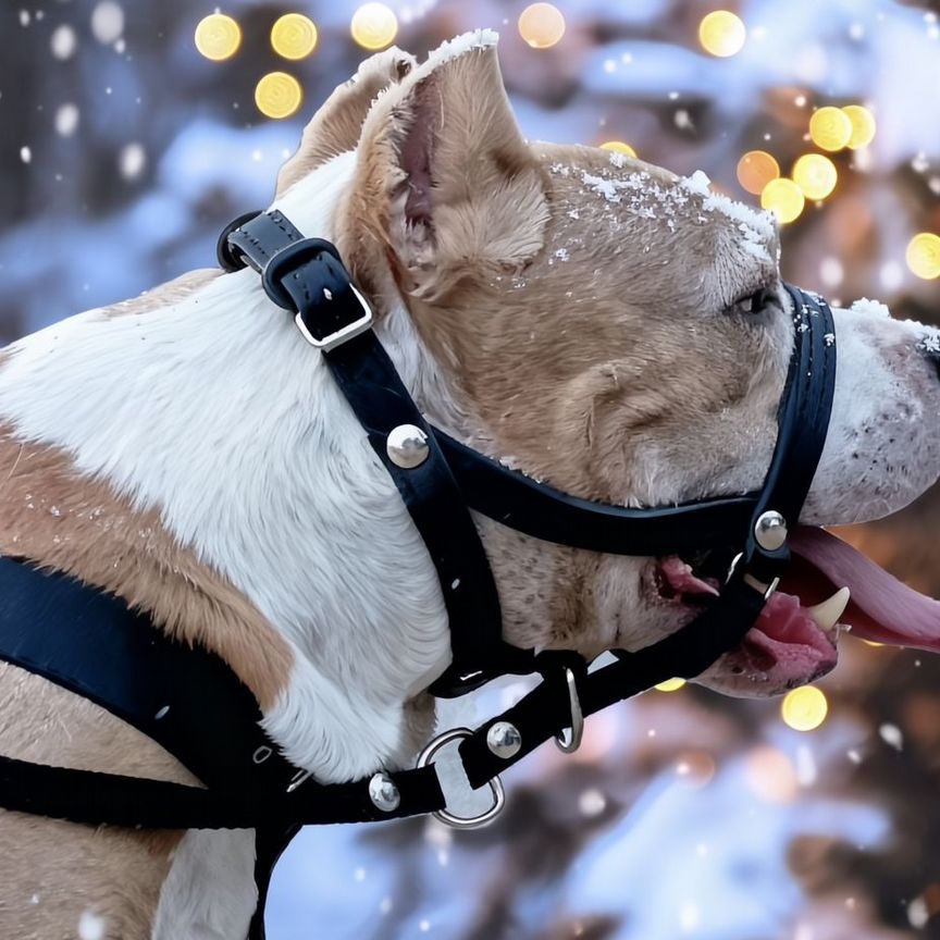 Недоуздок (Халти) корректор с поводком-перестежкой
