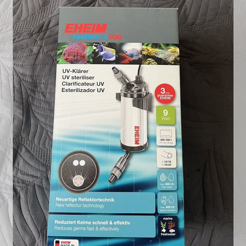 Уф Стерилизатор доя аквариума