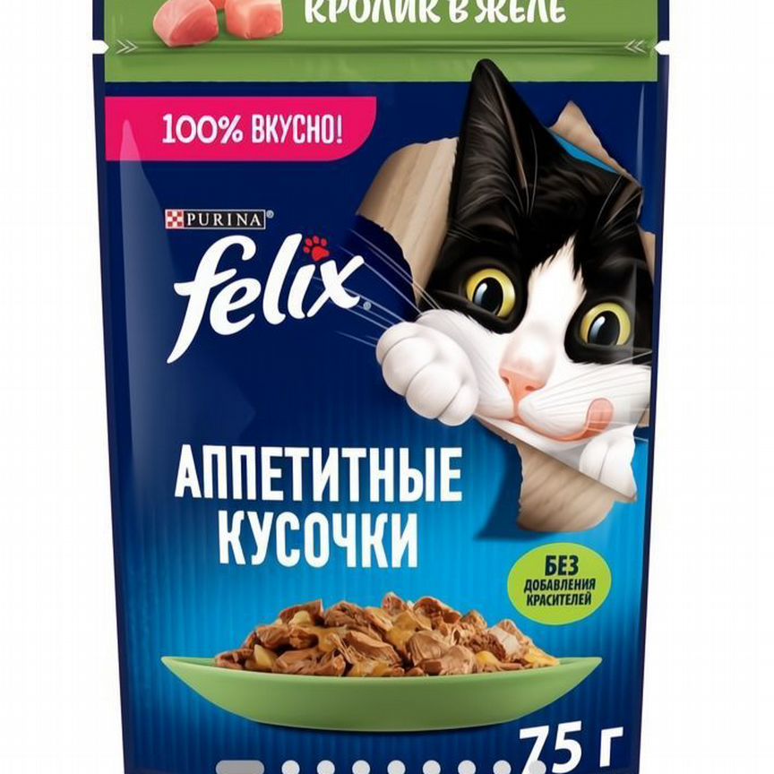 Корм для кошек felix