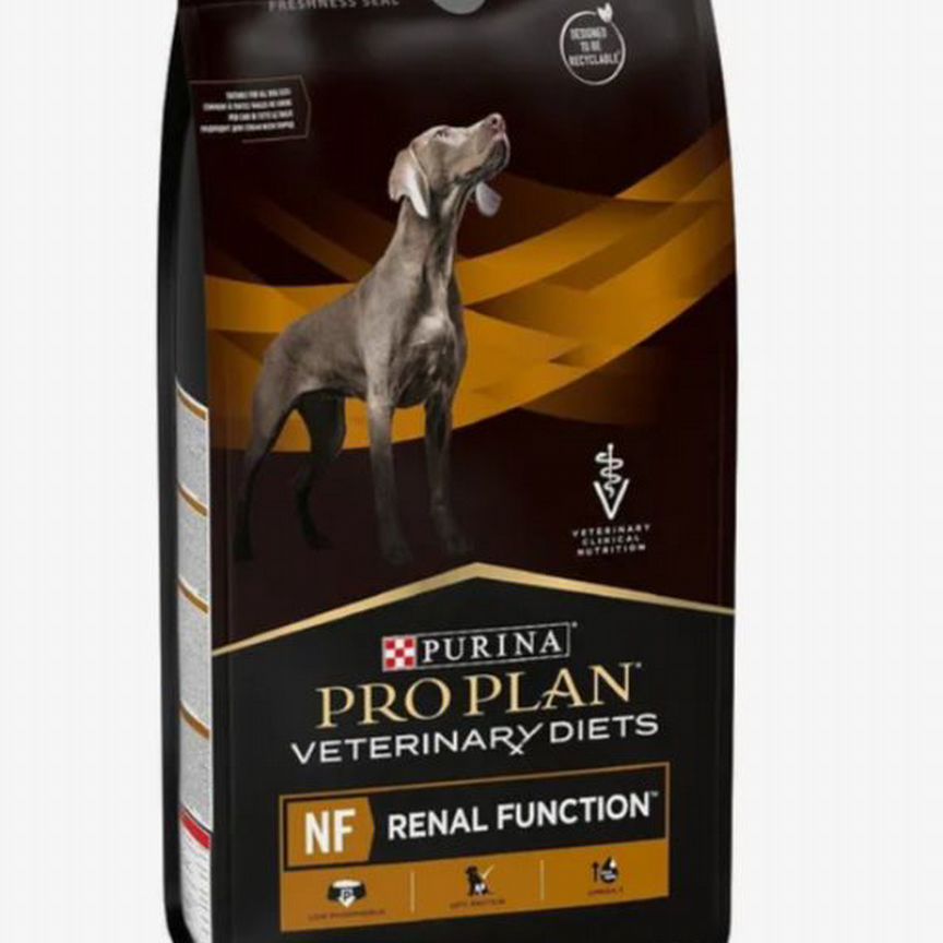Pro plan NF Renal Function 3кг для собак (брак)