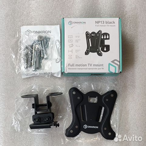 Кронштейн для тв onkron NP13 черный купить в Санкт-Петербурге по низкой ...