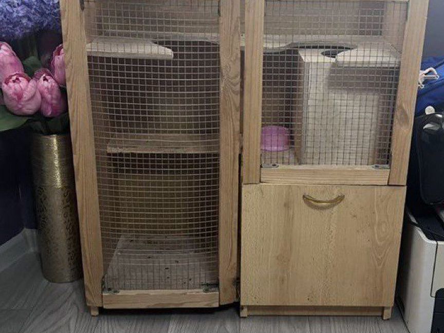 Клетка для шиншиллы бу