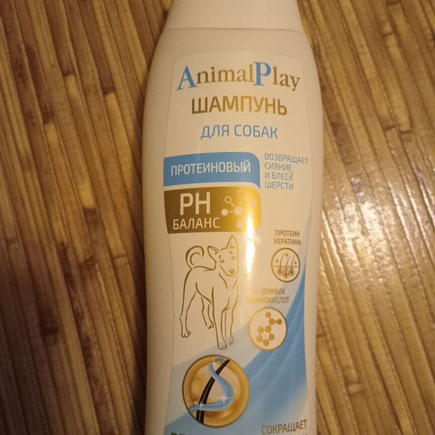 Шампунь для собак Animal Play протеиновый