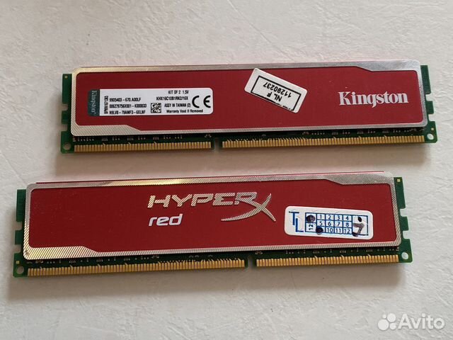 Оперативная память Ddr3 16 Gb Kingston Hyperx Red купить в Москве