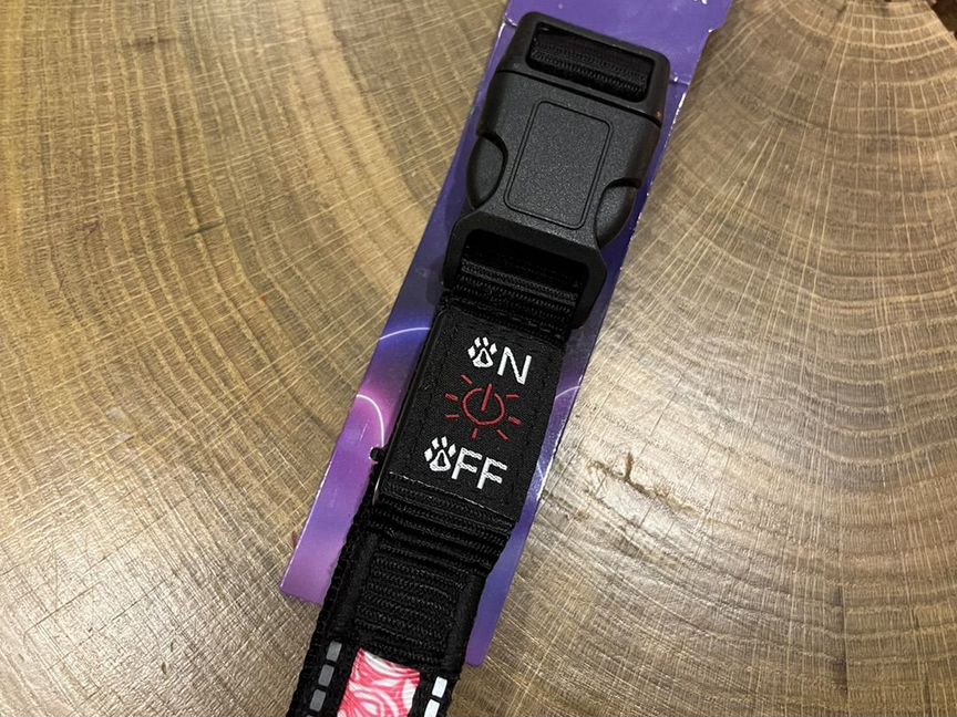 Светящийся USB ошейник для собак