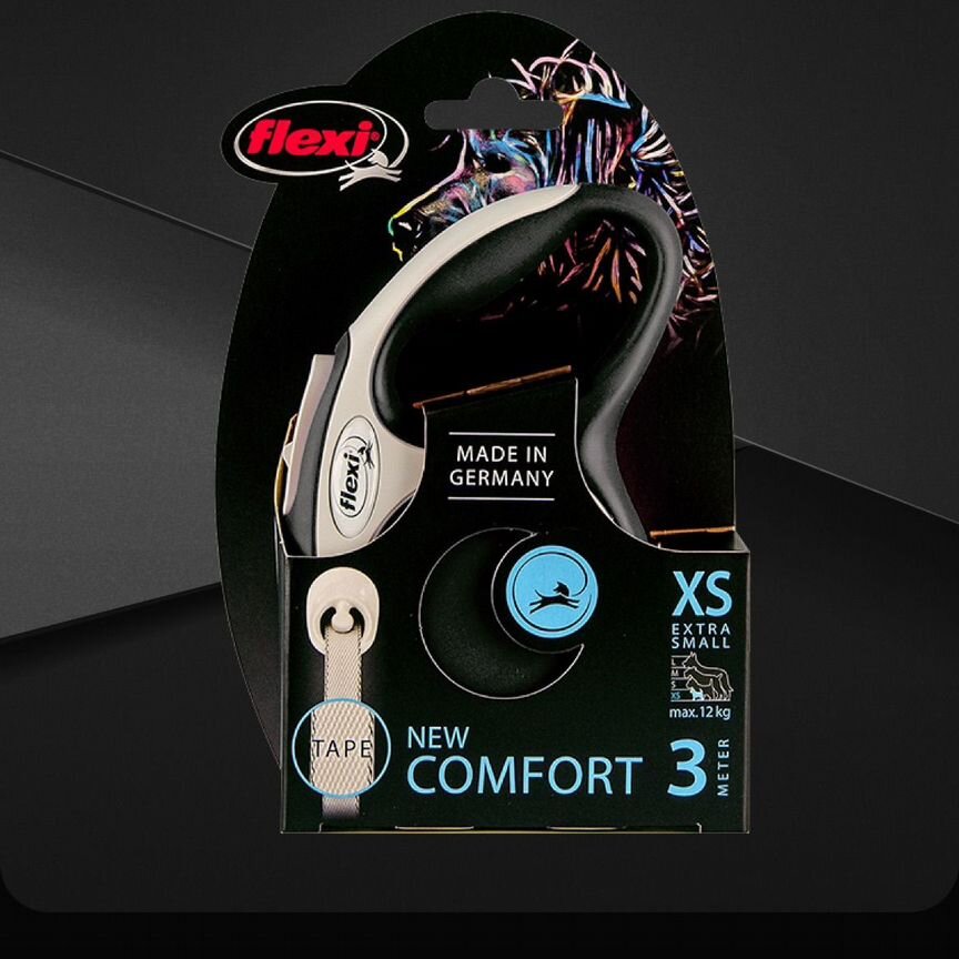 Поводок-рулетка Flexi New Comfort лента XS