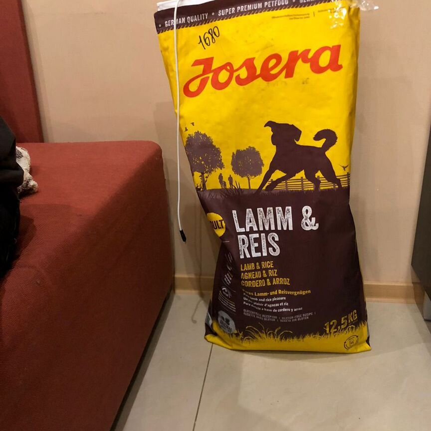 Корм для собак josera. Ягненок рис