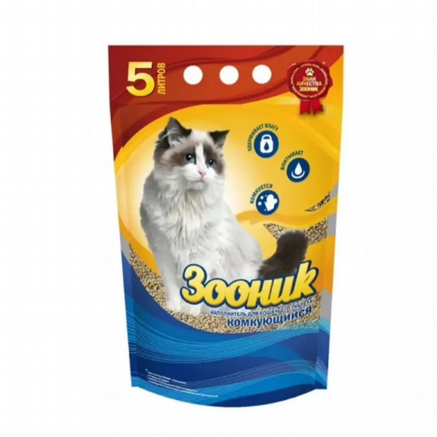 Наполнитель для кошачьего туалета 5 л