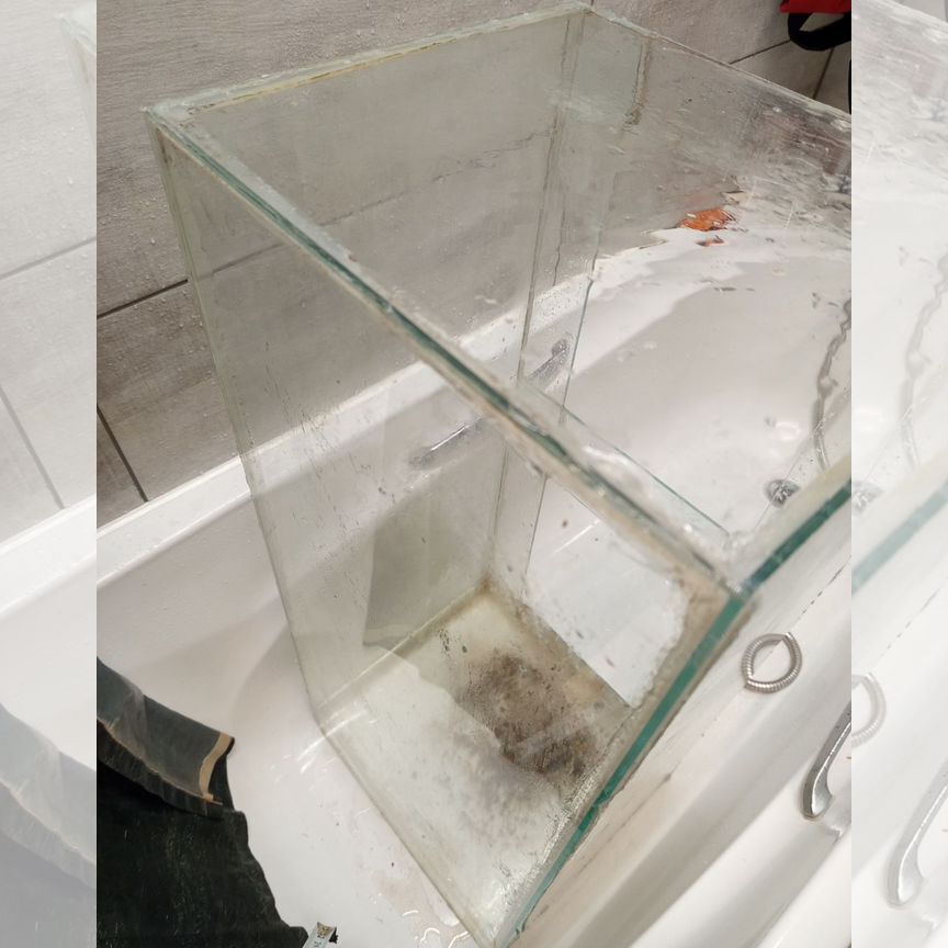 Аквариум самодельный б/у 80 л