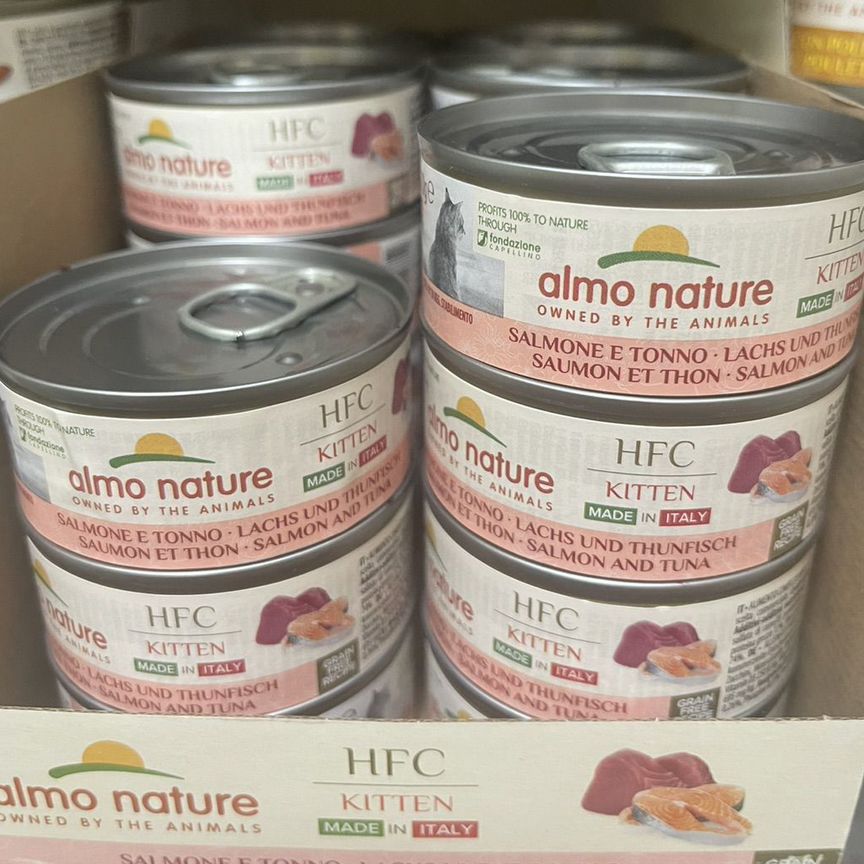 Консервы для котят Almo Nature лосось/тунец