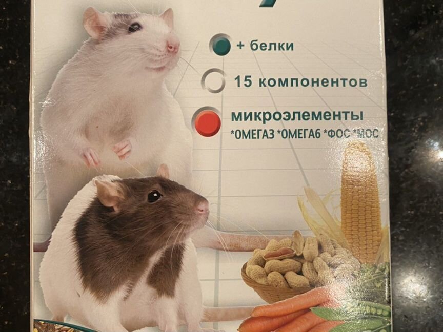 Корм для крыс Fiory 850g