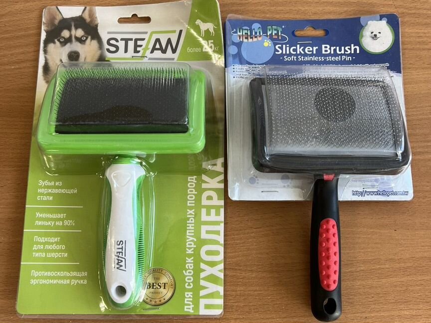 Пуходерка для кошек и собак массажная