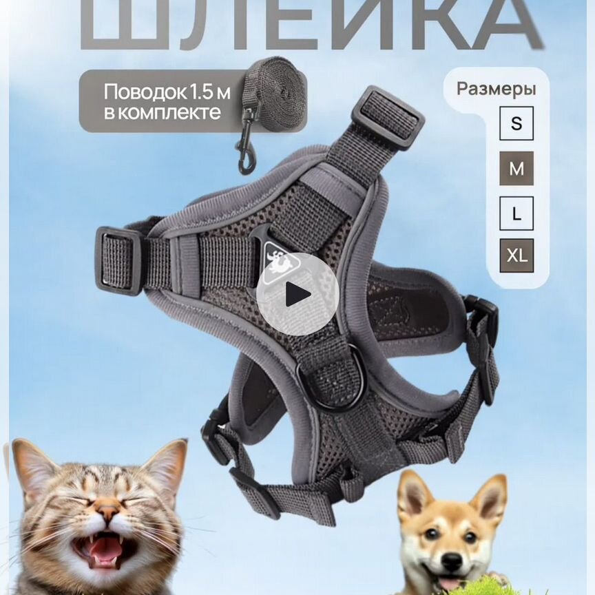 Шлейка для собак мелких пород