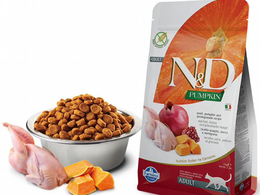 Farmina N D Pumpkin корм для взрослых кошек, беззе