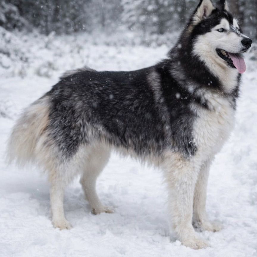 Сибирский хаски, взрослая собака