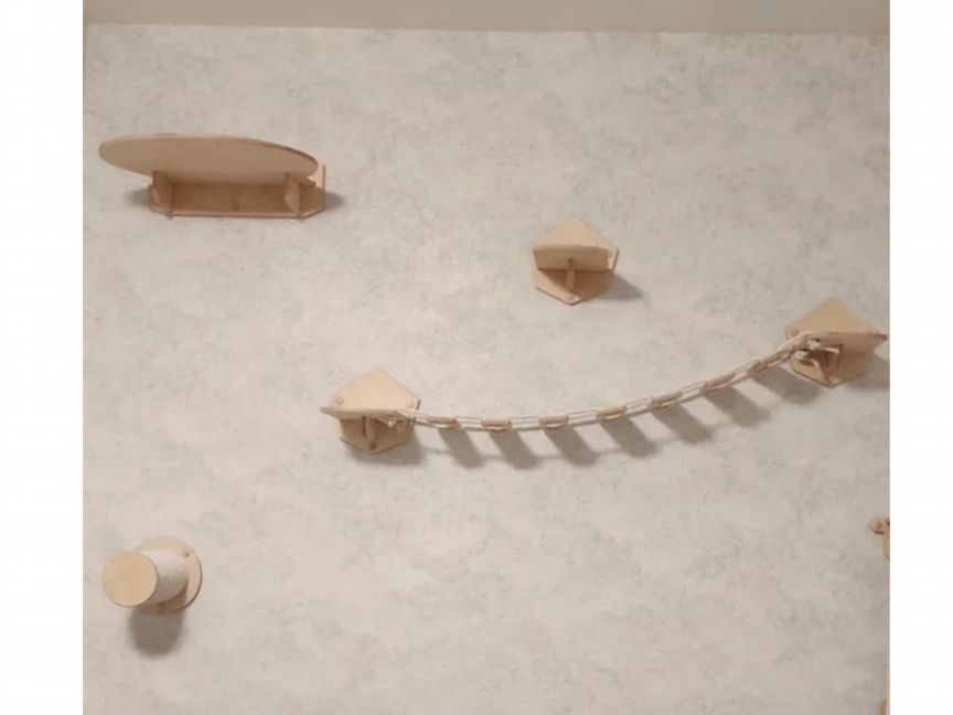 Настенный игровой комплекс для кошек