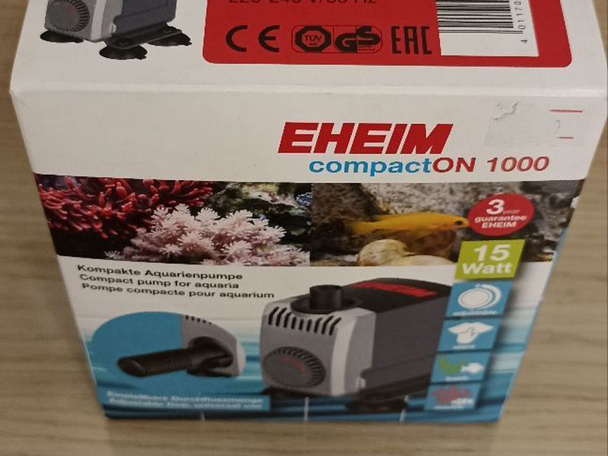 Помпа погружная Eheim Compact ON 1000 (1000 л/ч)