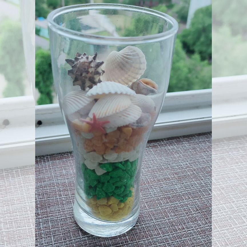 Камни ракушки, декор для аквариума