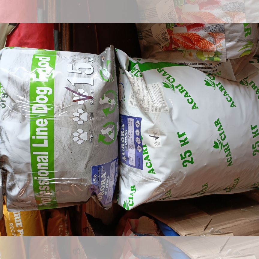 Корм для собак акари