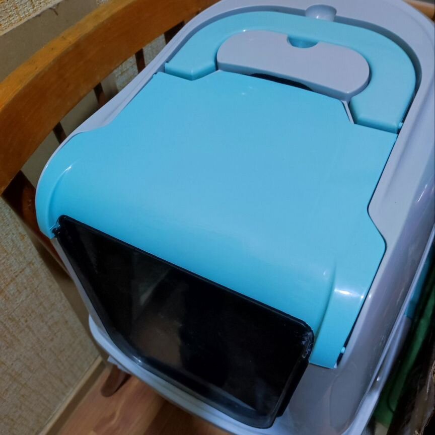 Кошачий лоток домик