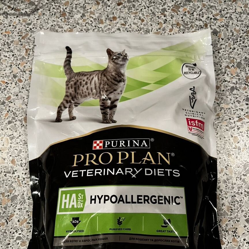 Корм для кошек pro plan hypoallergenic