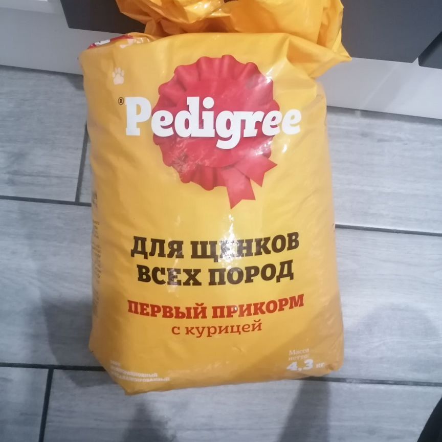Pedigree первый прикорм