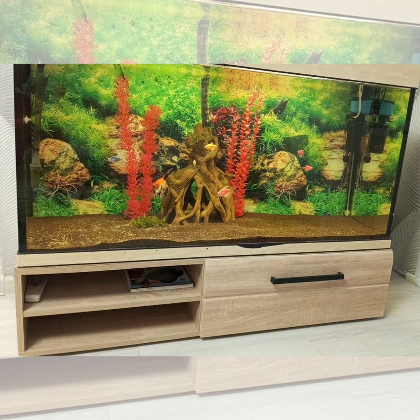 Аквариум с тумбой 300 литров