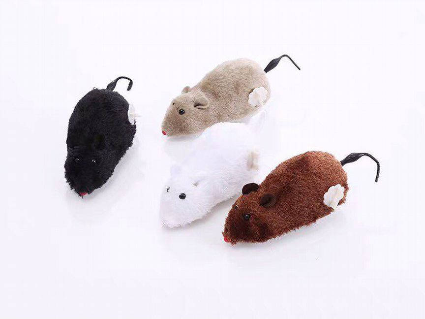 Мышь заводная новая игрушка для кота