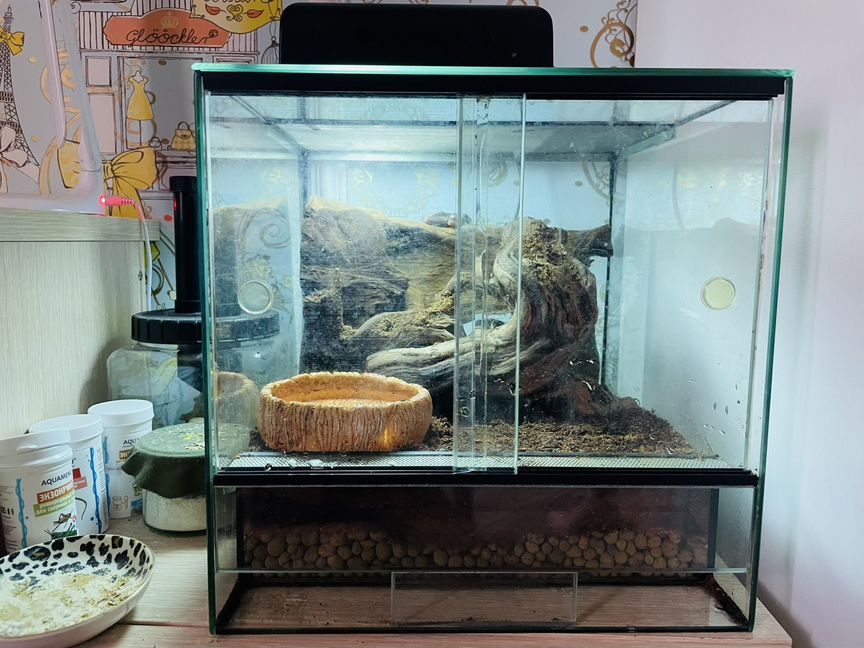 Террариум для рептилий 30*30*30 см