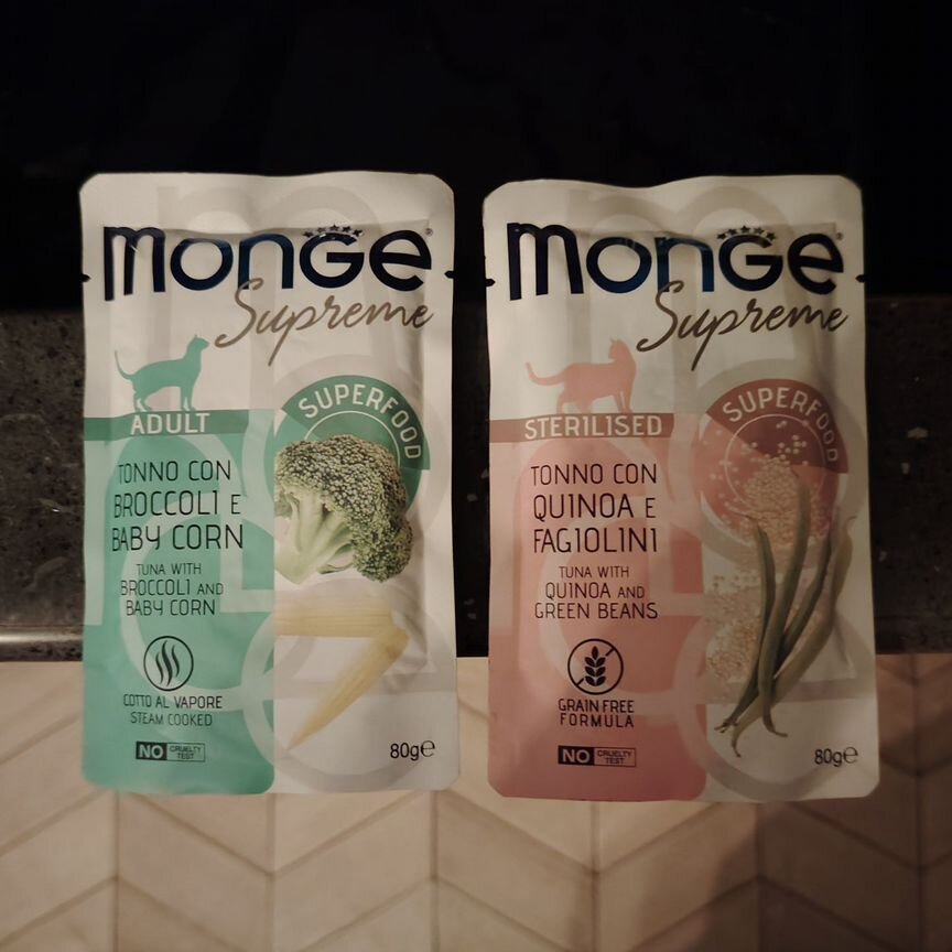 Корм для кошек monge паучи