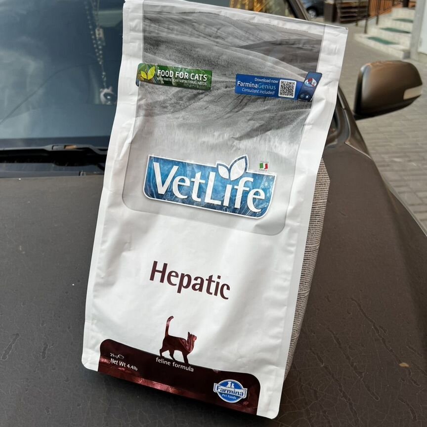 Сухой корм Farmina Vet Life Hepatic Cat, для кошек