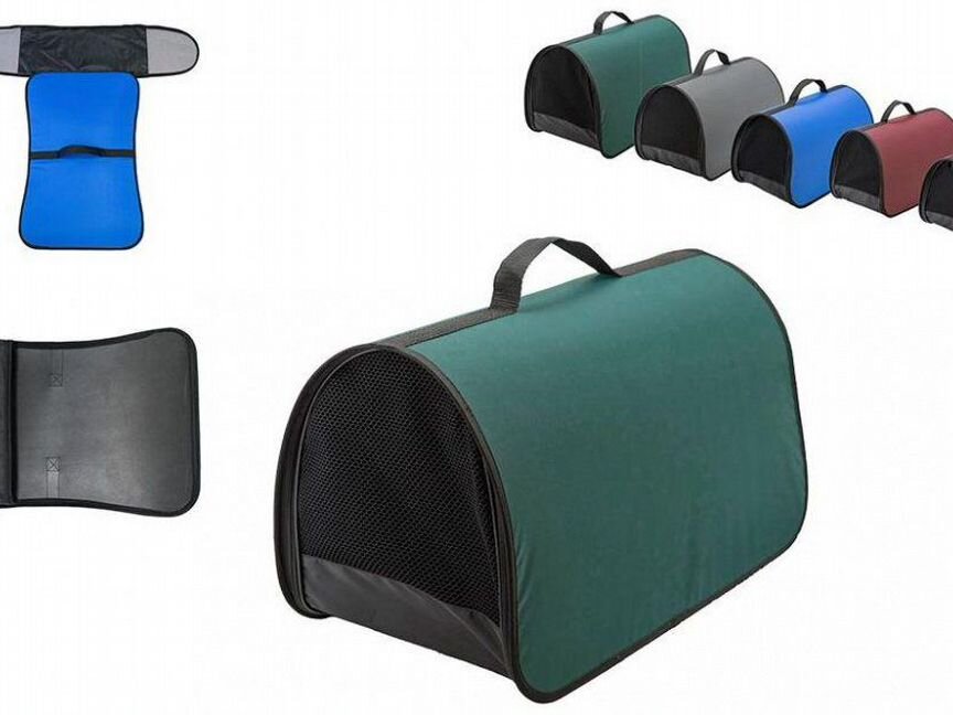 Переноска тканевая, держит форму, новая