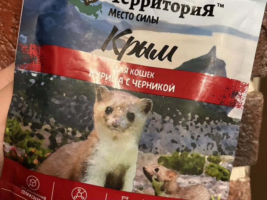 Сухой корм для кошек территория Крыма