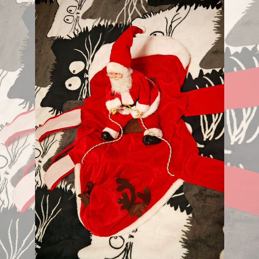 Новогодний костюм для собак XL