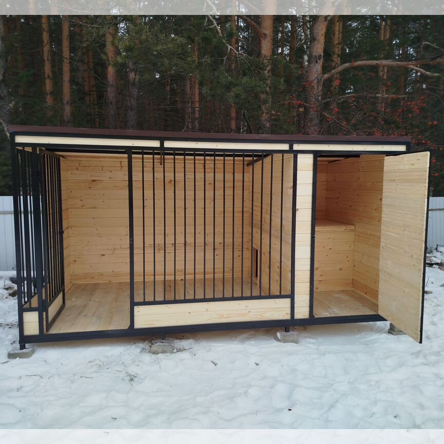 Вольер для собак уличный утепленный